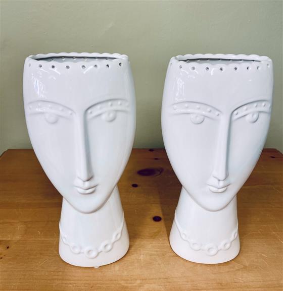 Profile Face Vase The Flower House Florist Garforth Leeds