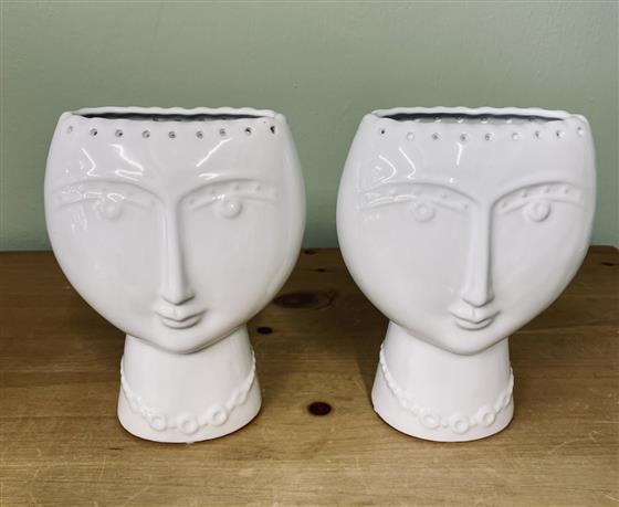 Lady Face Vase The Flower House Florist Garforth Leeds